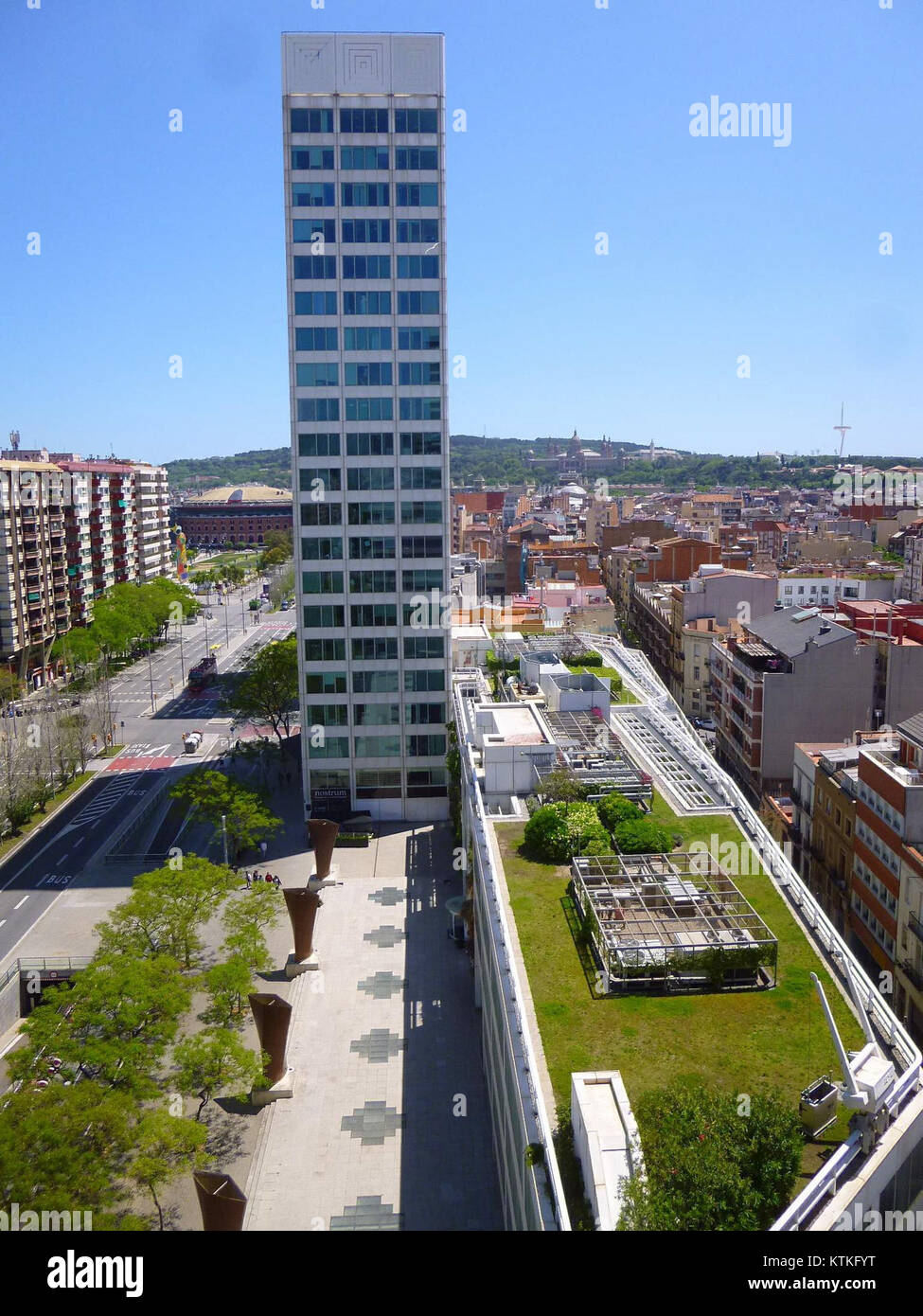 The Edificio Tarragona in Barcelona is an architectural landmark known for its modern design and ...