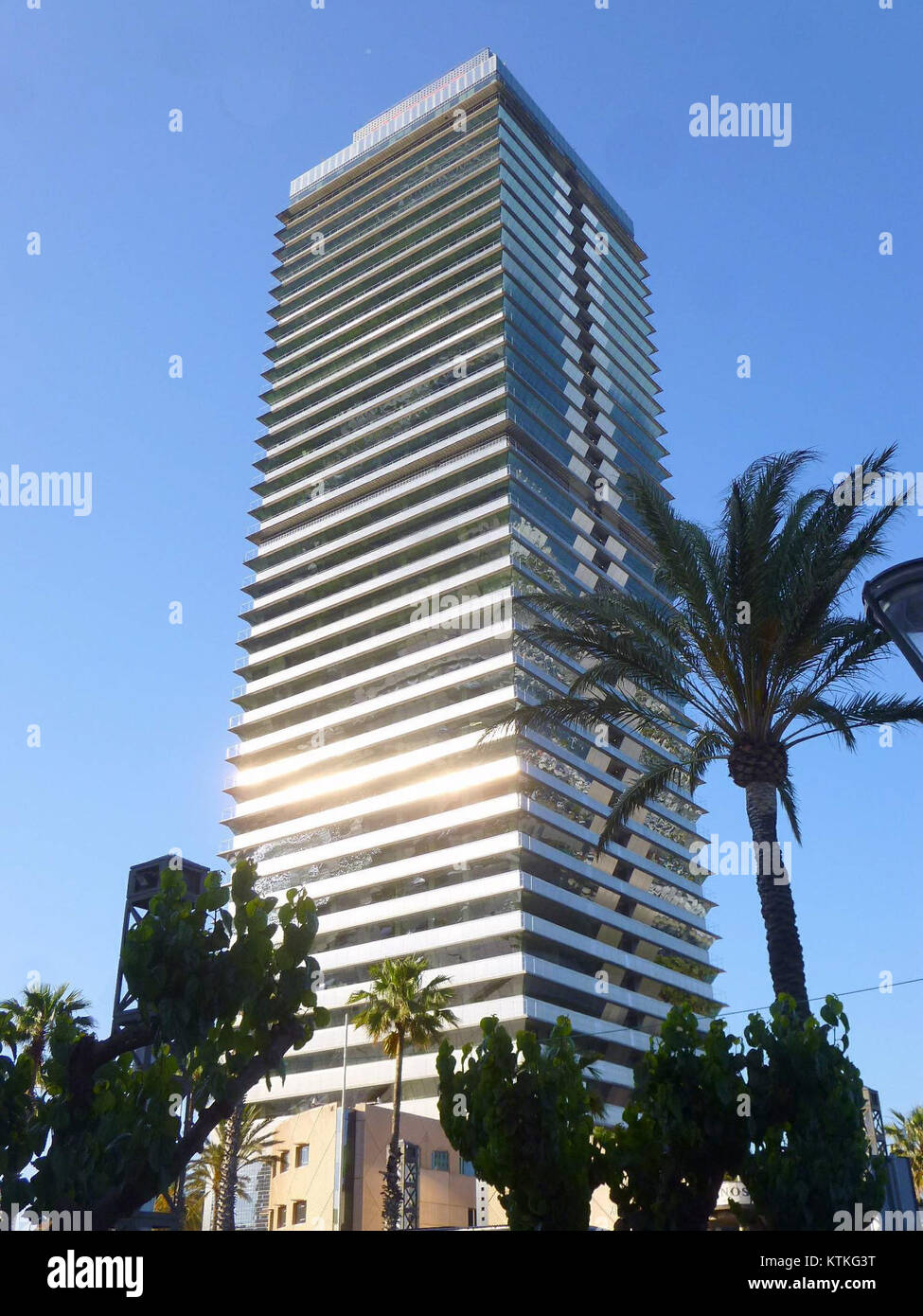 The Torre Mapfre is a landmark skyscraper in Barcelona, Spain, located ...