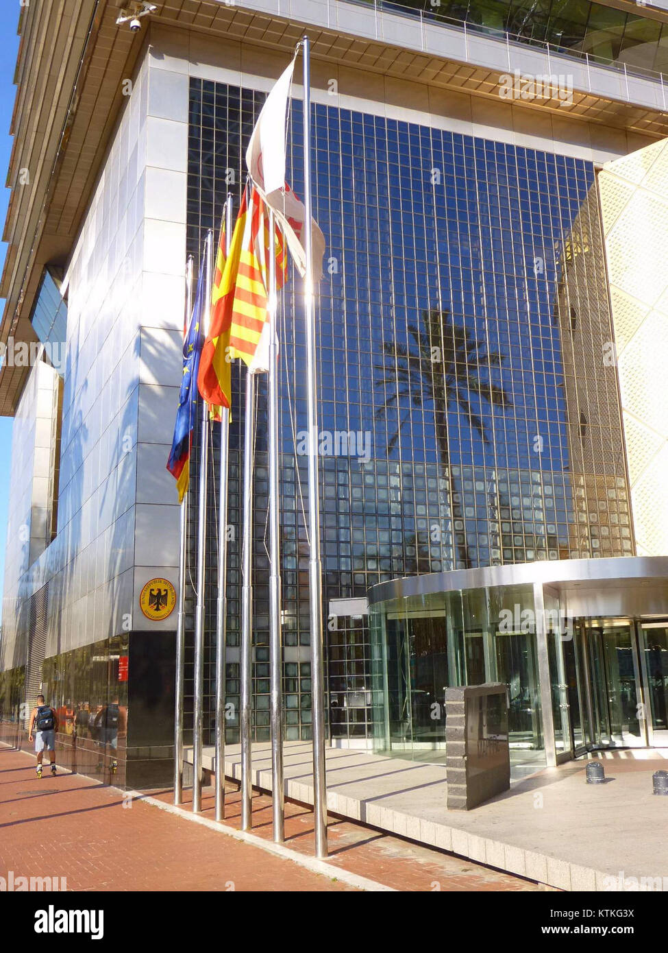 The Barcelona Torre Mapfre is a prominent skyscraper located in the ...