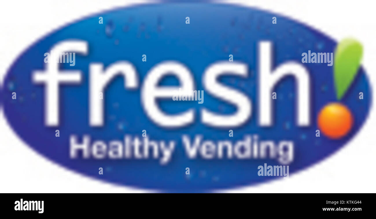 This is the logo for Fresh Healthy Vending, a company specializing in ...