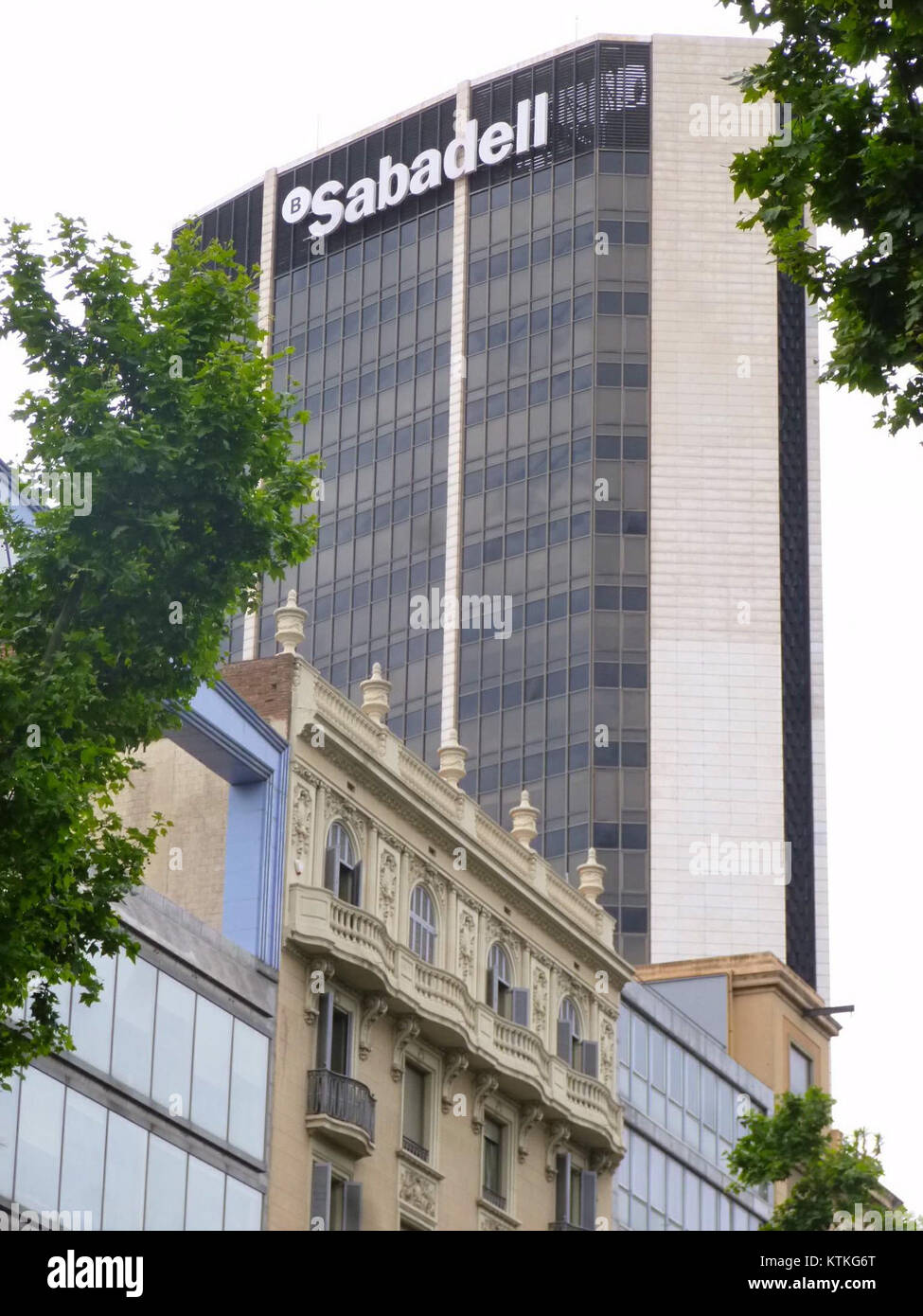 The Torre Banc Sabadell in Barcelona is a prominent office building ...