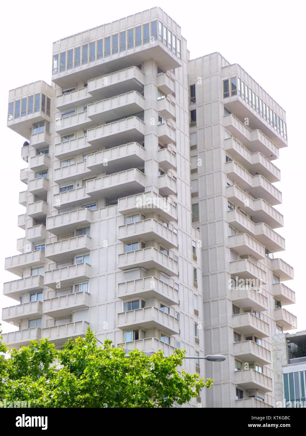 The Edificio Atalaya, located on Avinguda Diagonal in Barcelona, is a notable example of modern ...