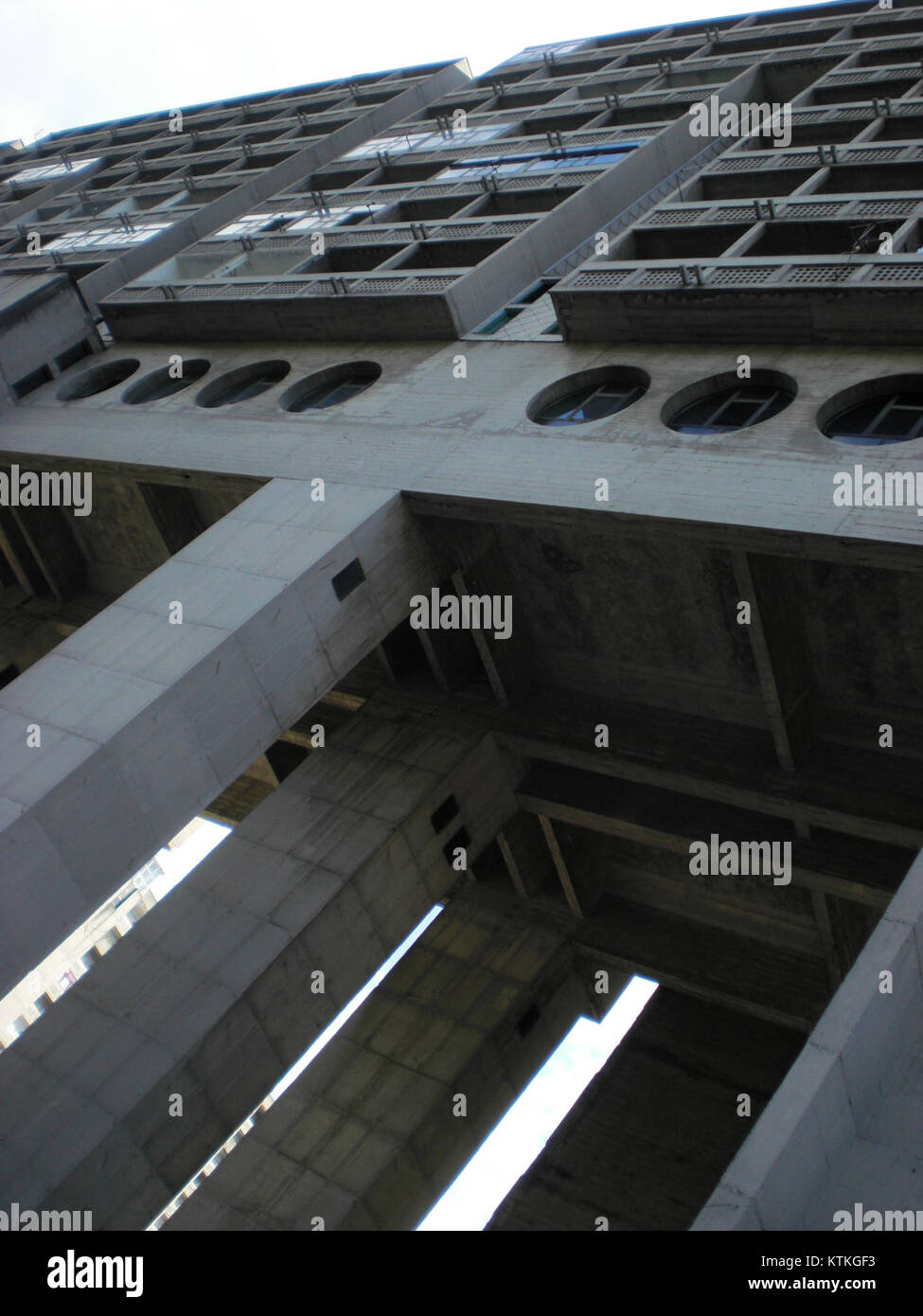 The ATER Building in Trieste, Italy, is a prominent structure known for ...