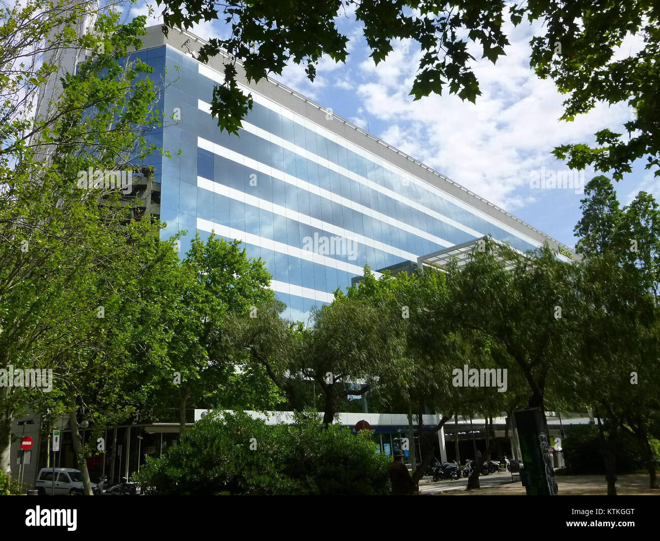 The Edifici Alta Diagonal is a prominent building in Barcelona, known ...