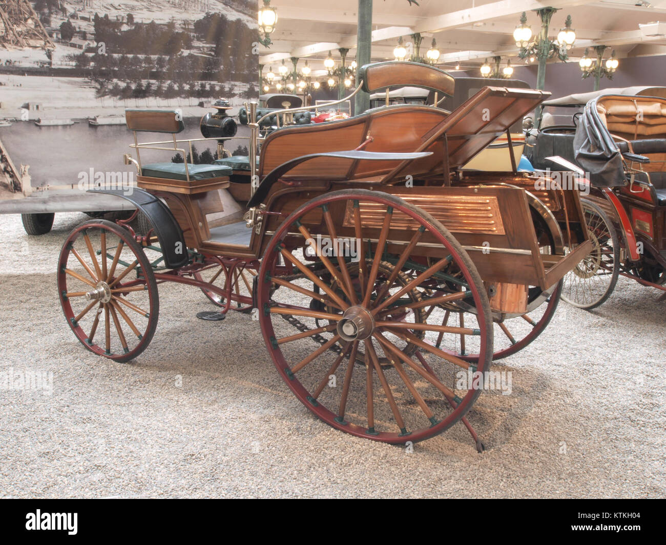 The 1893 Benz Victoria, a 3-horsepower automobile, is an early example ...