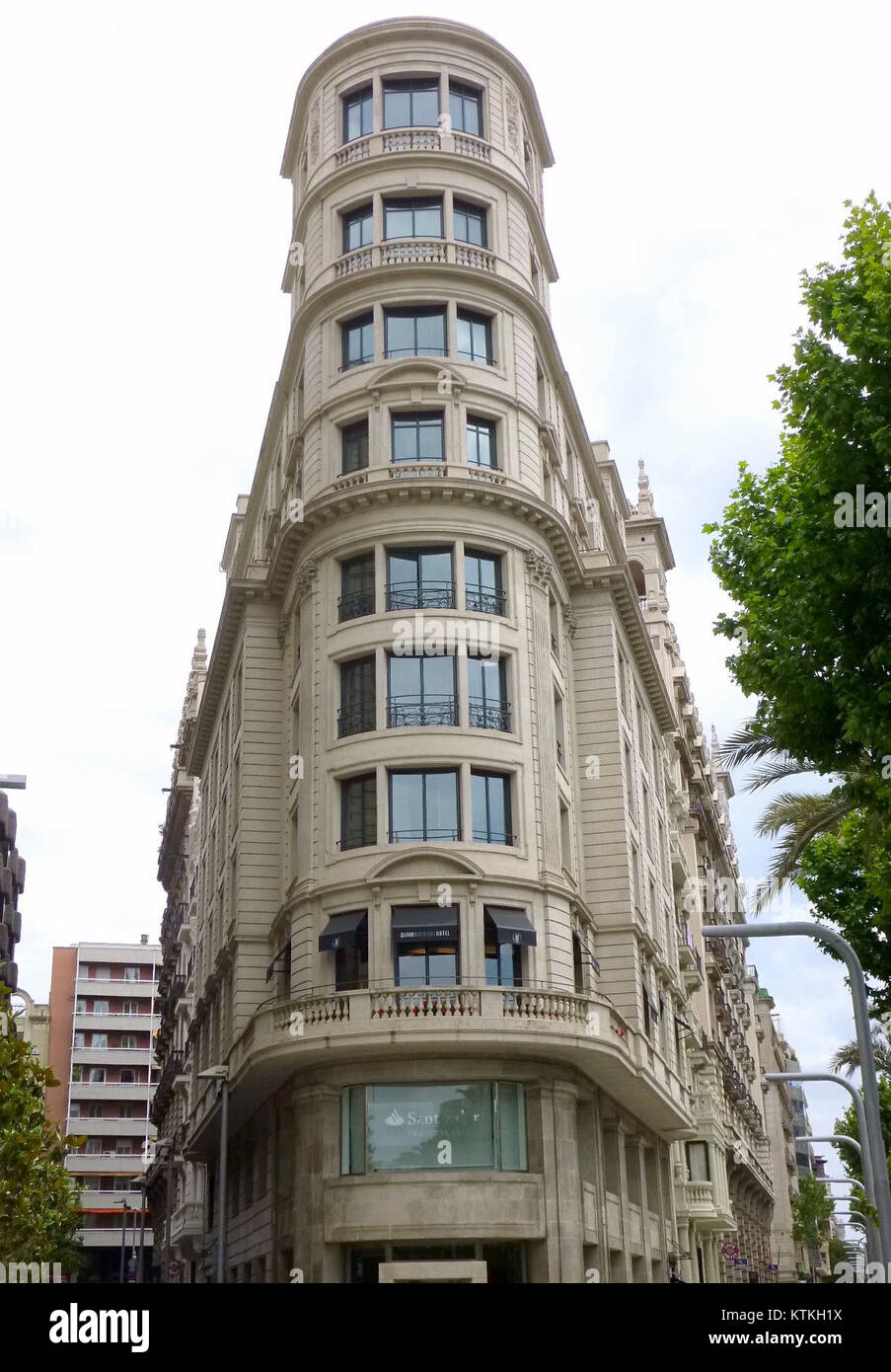 Avinguda Diagonal in Barcelona is a major thoroughfare known for its ...
