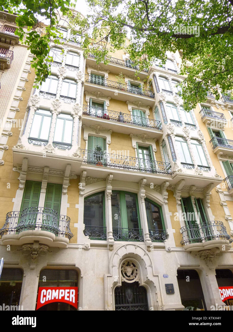 Casa Antoni Costa, built in 1904 in Barcelona, is a notable example of ...