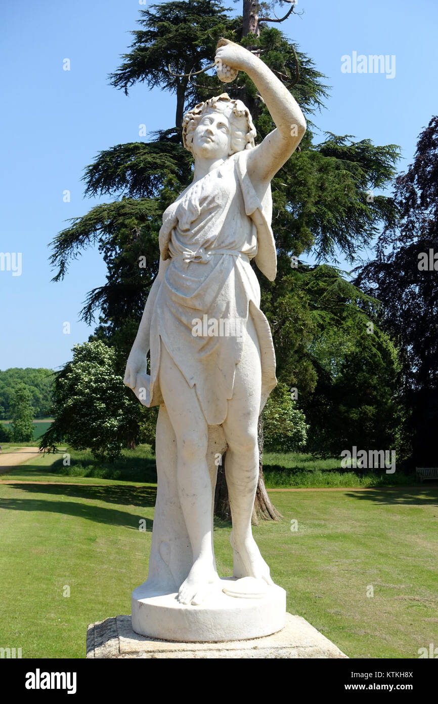 The Bacchante sculpture, crafted from marble in the mid-1800s, is ...