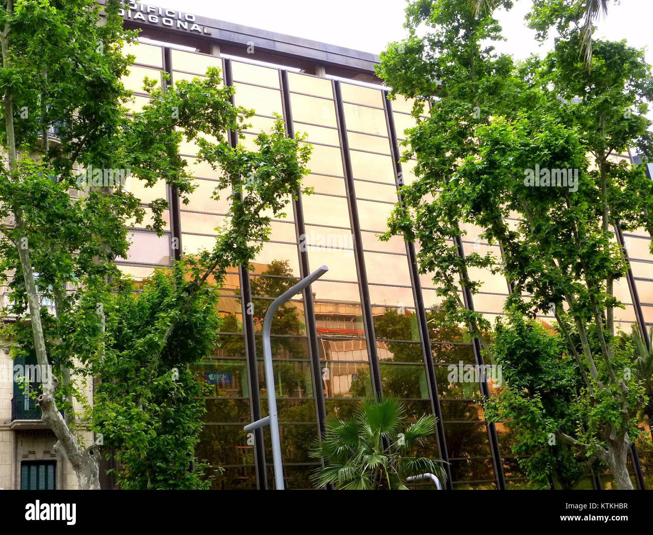 Edificio Diagonal, located on Avinguda Diagonal in Barcelona, is a ...