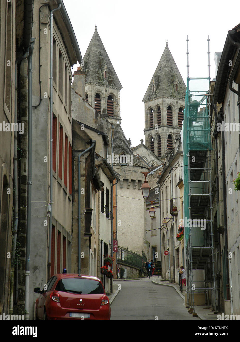 Petite Rue Chauchien in Autun, France, is a narrow street known for its ...