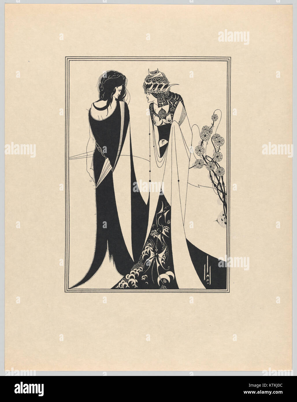 Aubrey beardsley illustrations hi-res stock photography and images - Alamy