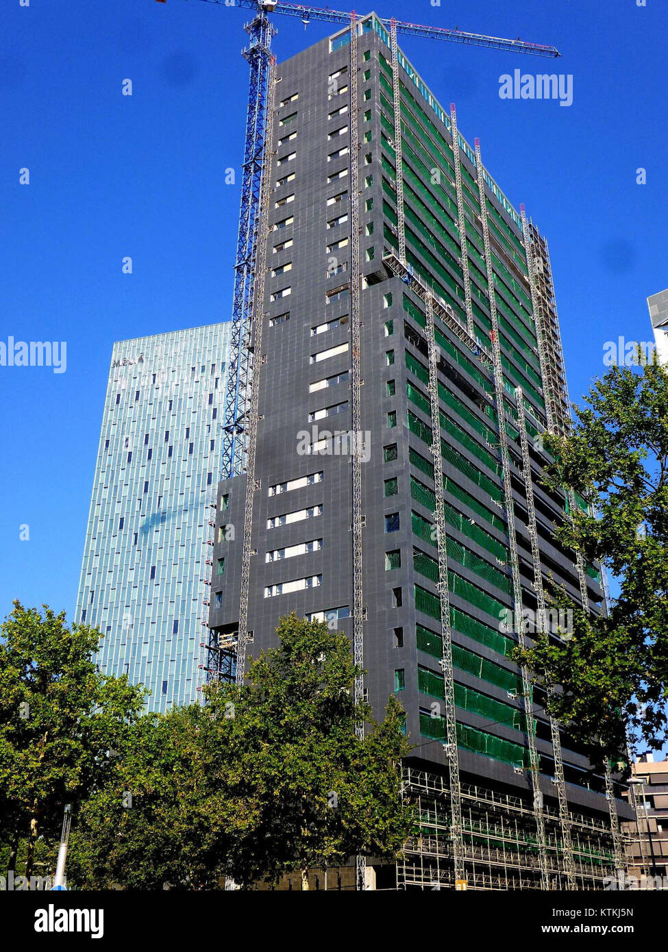 The Torre Diagonal in Barcelona, completed in 1924, is an iconic ...