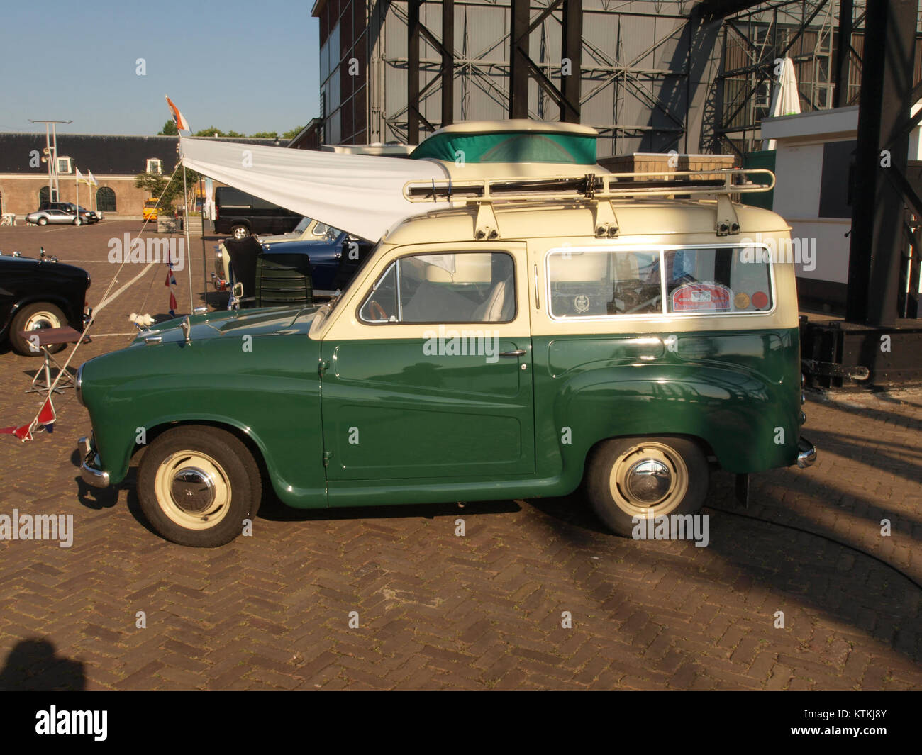 The Austin A30, a 1955 model, was a compact car produced by the British ...