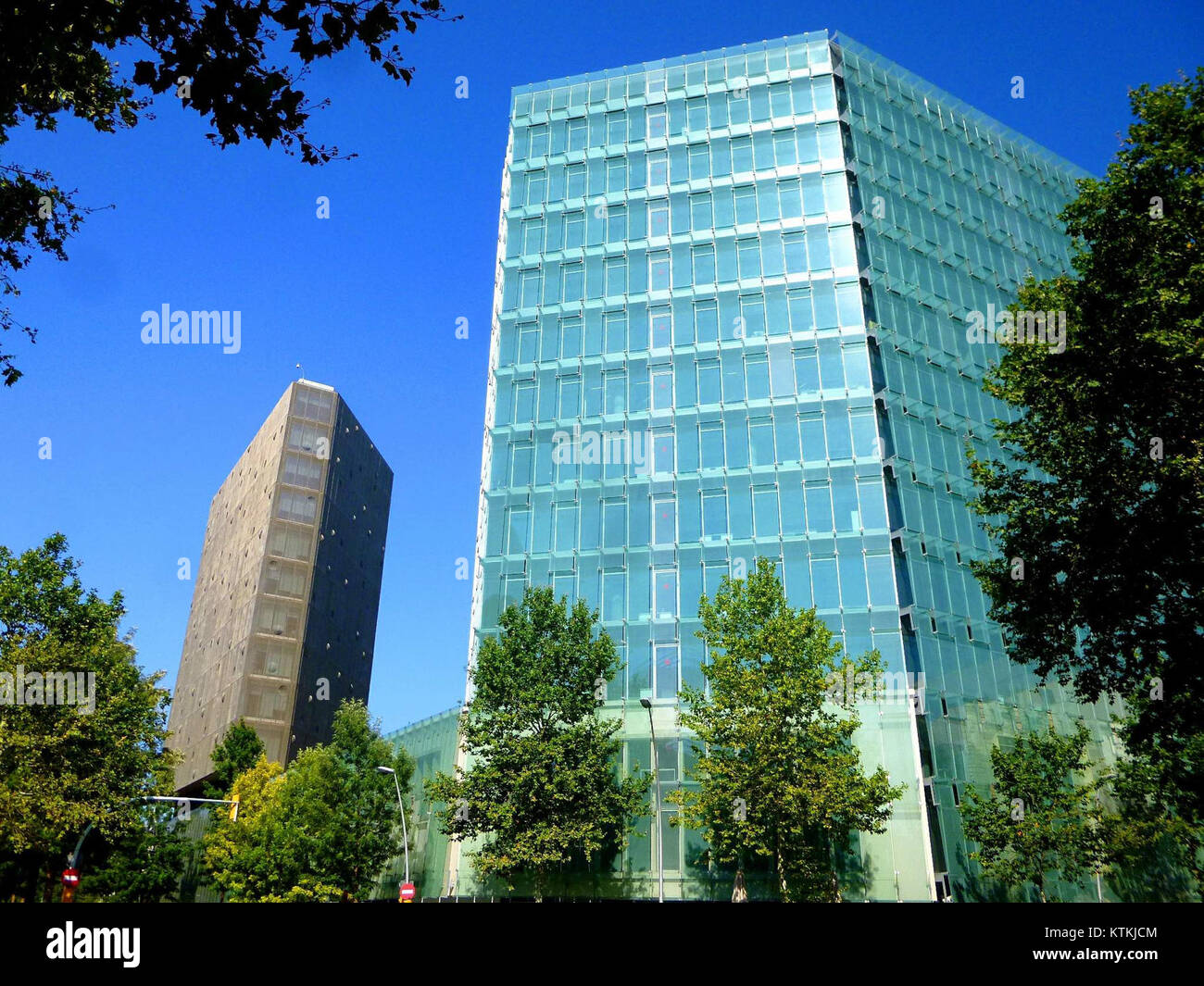 Barcelona's Edificio 22@Interface and Edificio Indra are prominent ...
