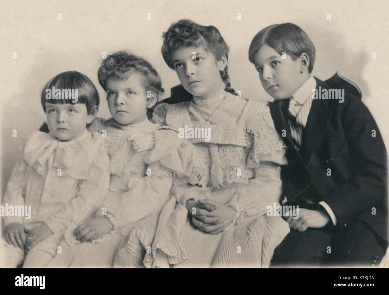 The children of August A. Busch, the American businessman and brewer ...