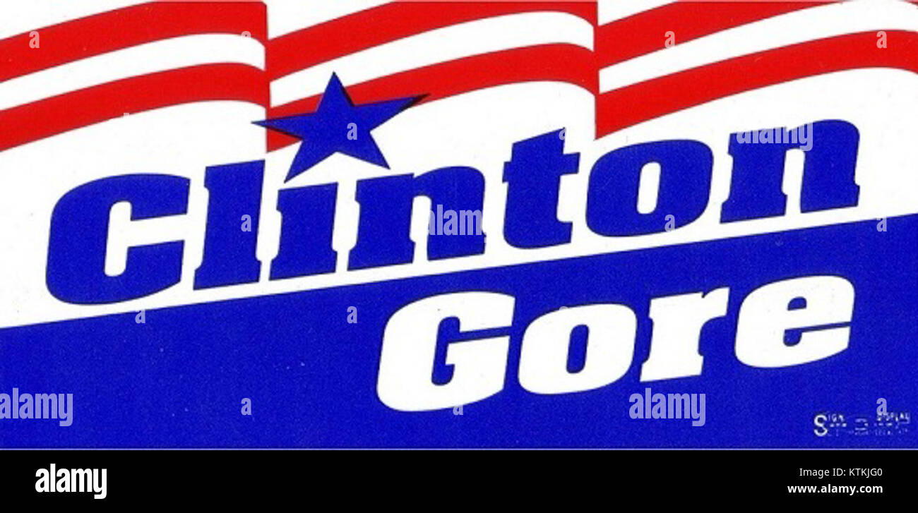 Clinton Gore 1992 Stock Photo - Alamy