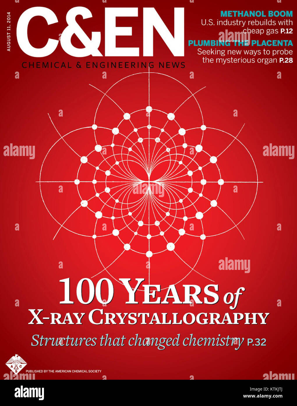 The cover of the 'Chemical & Engineering News' magazine, representing ...