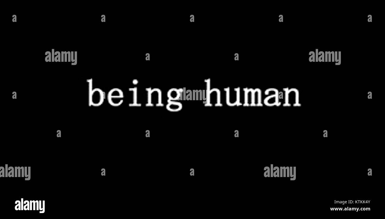 Being Human title Stock Photo - Alamy