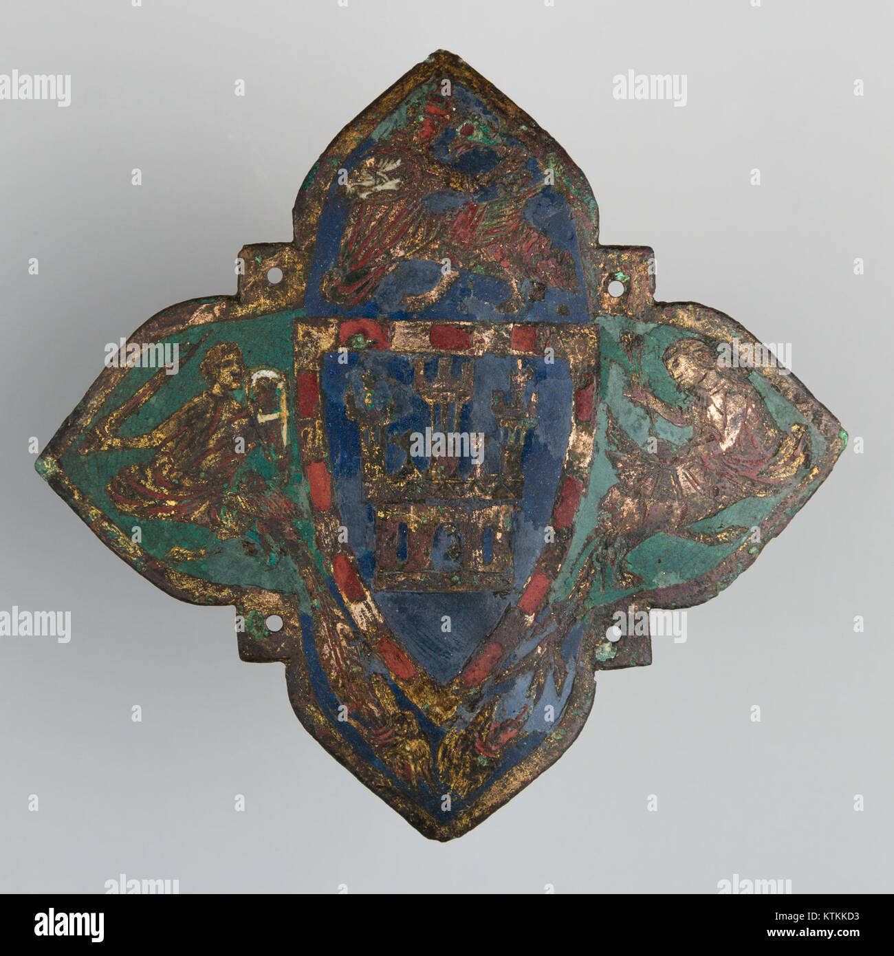 This badge, possibly a mounting from a horse harness, is part of the ...