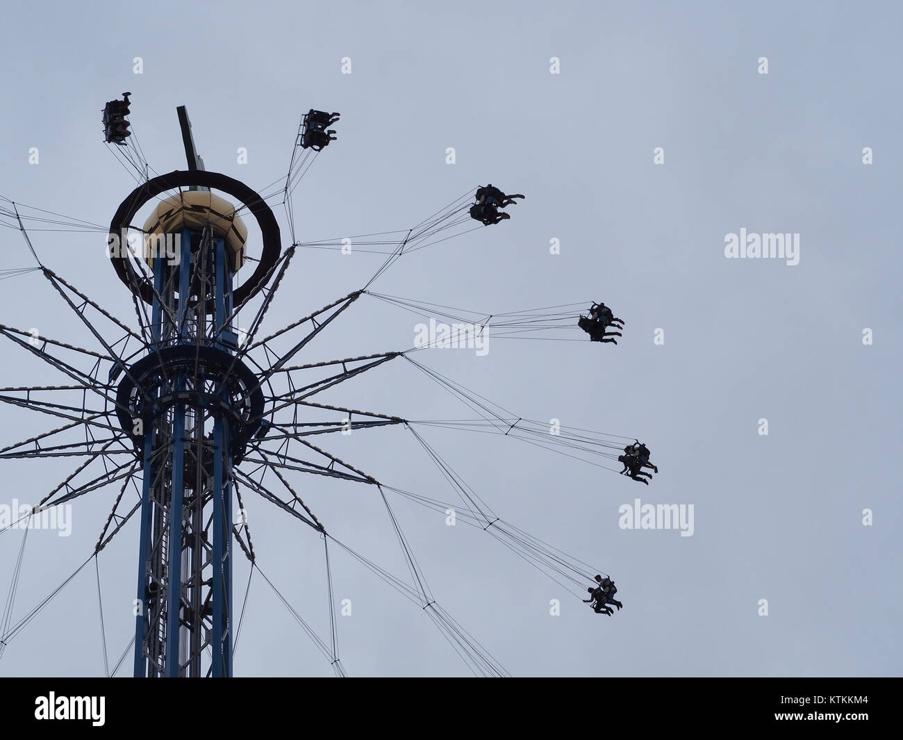 carousel at amusement park Stock Photo - Alamy
