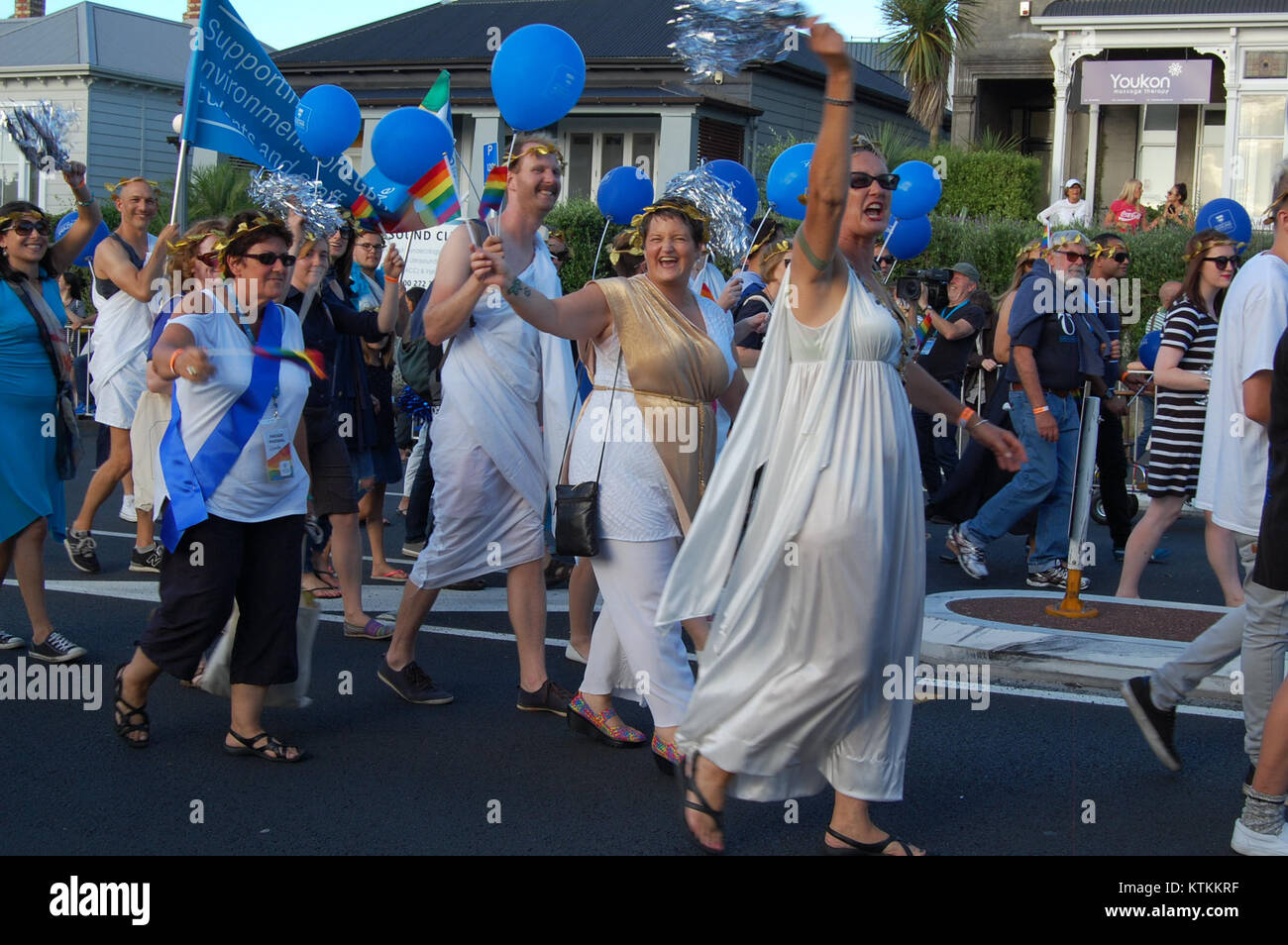 A photo from the 2016 Auckland Pride Parade, capturing the vibrant ...