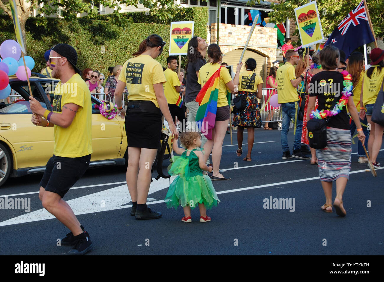 The Auckland Pride Parade, held in 2016, celebrated diversity and ...