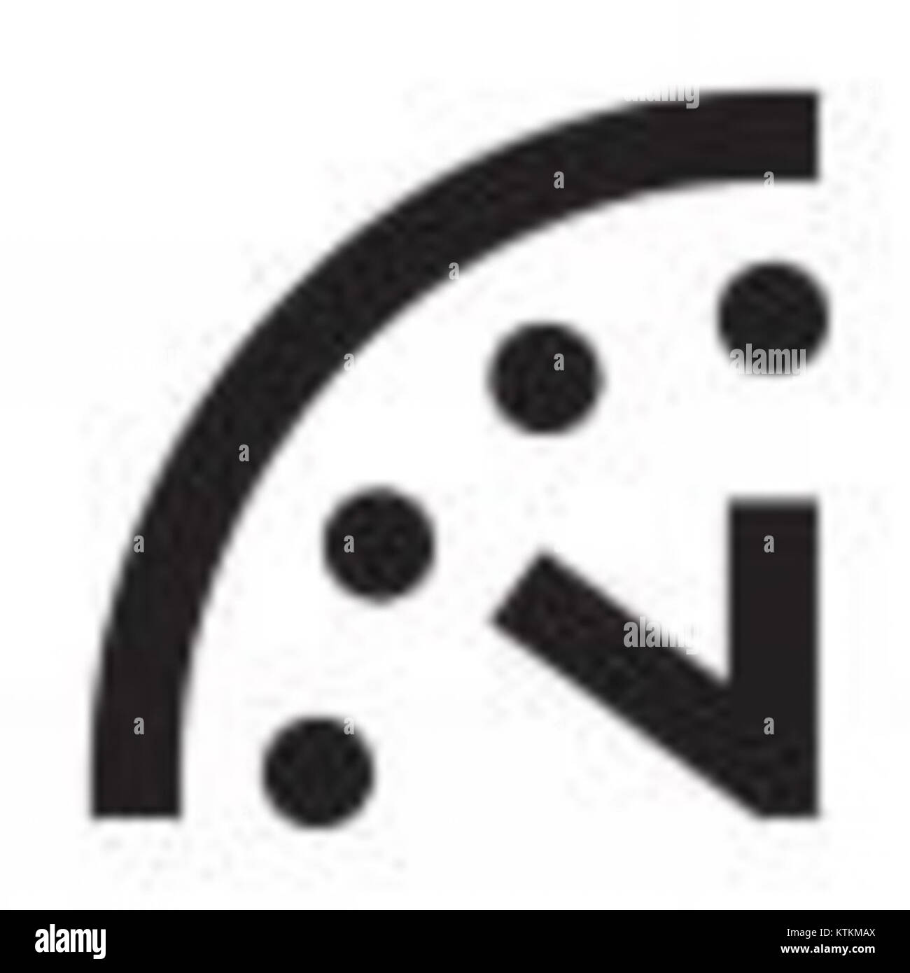 Doomsday clock illustration hi-res stock photography and images - Alamy