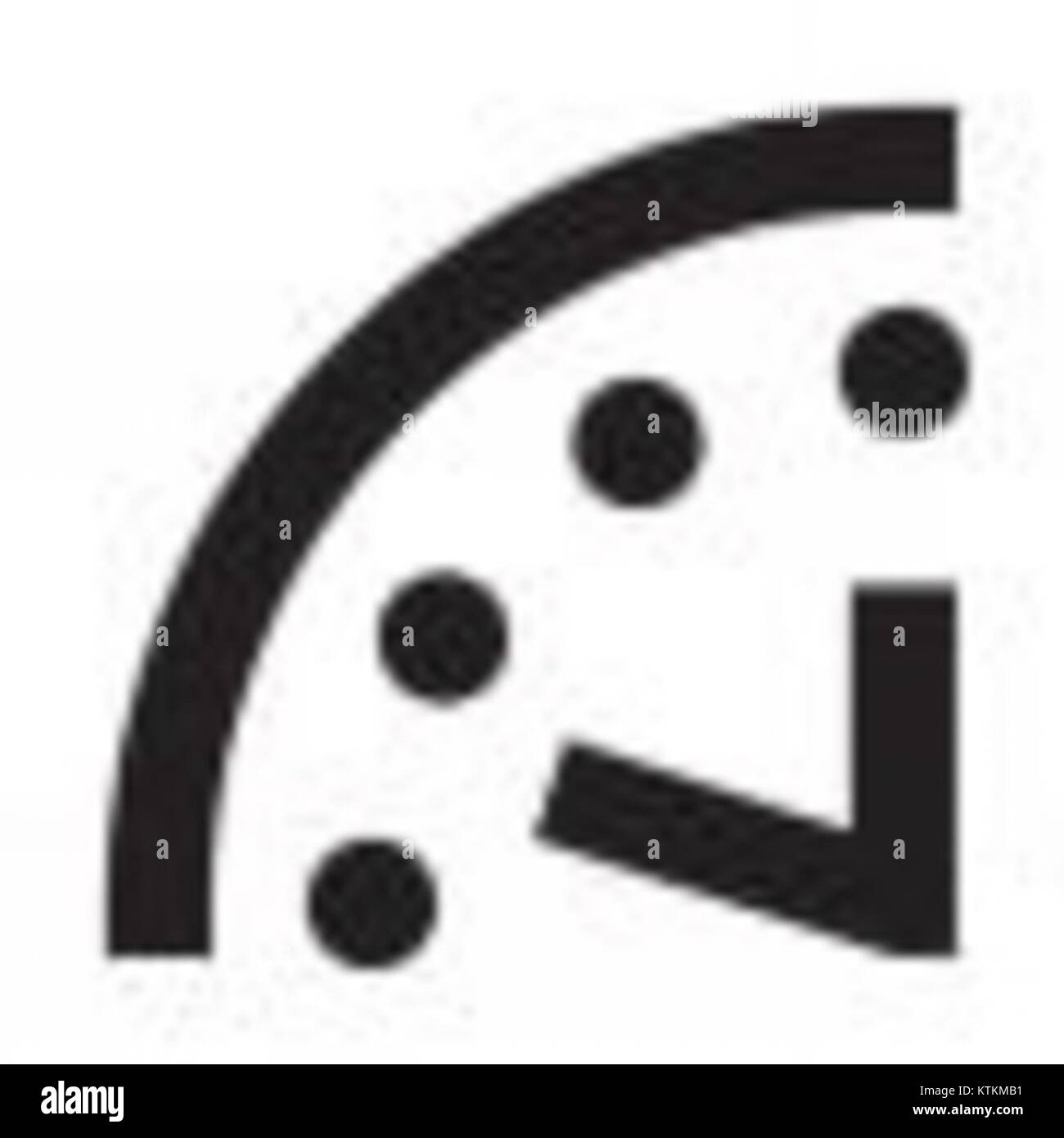Doomsday clock illustration hi-res stock photography and images - Alamy