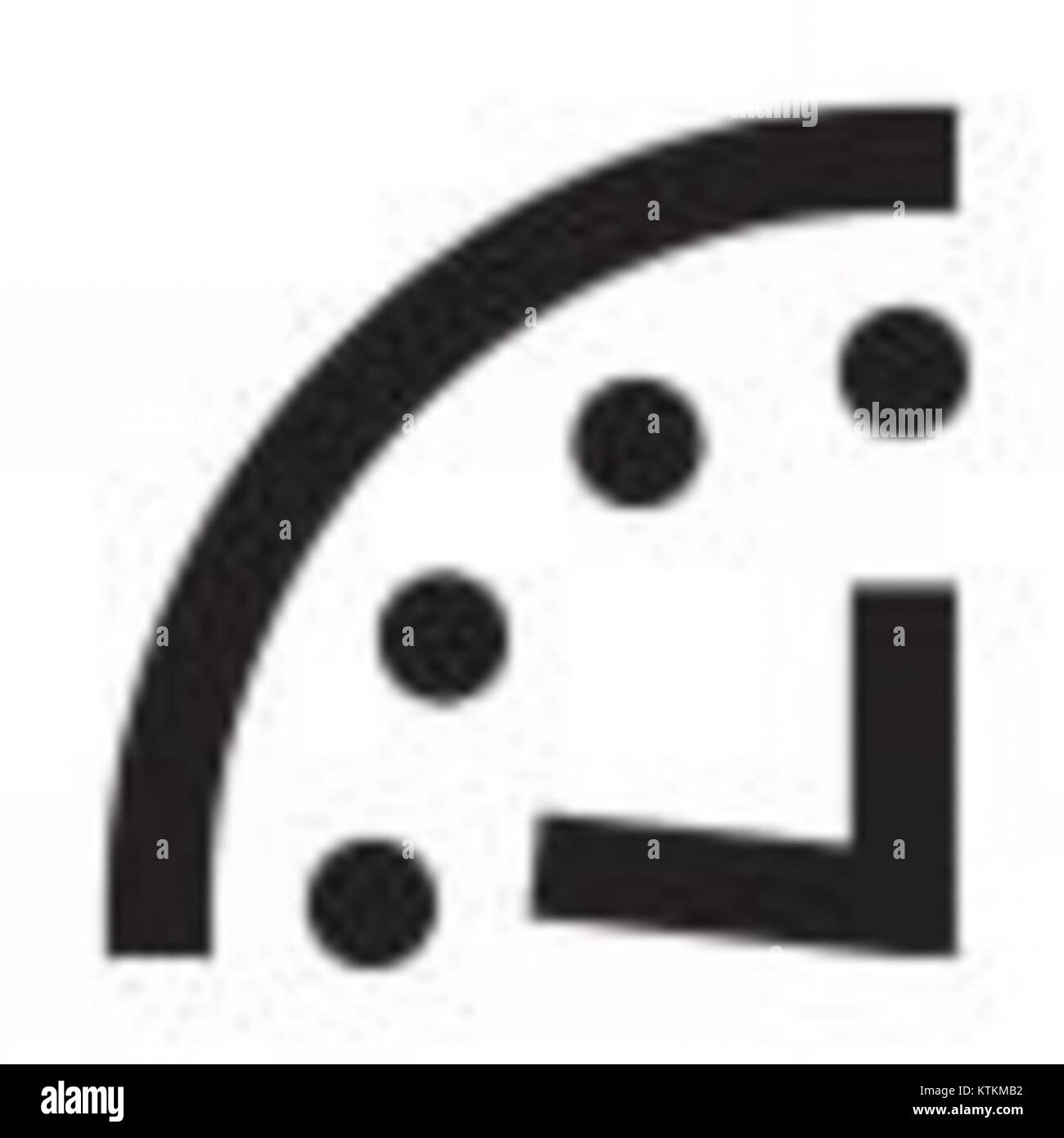 Doomsday clock illustration hi-res stock photography and images - Alamy
