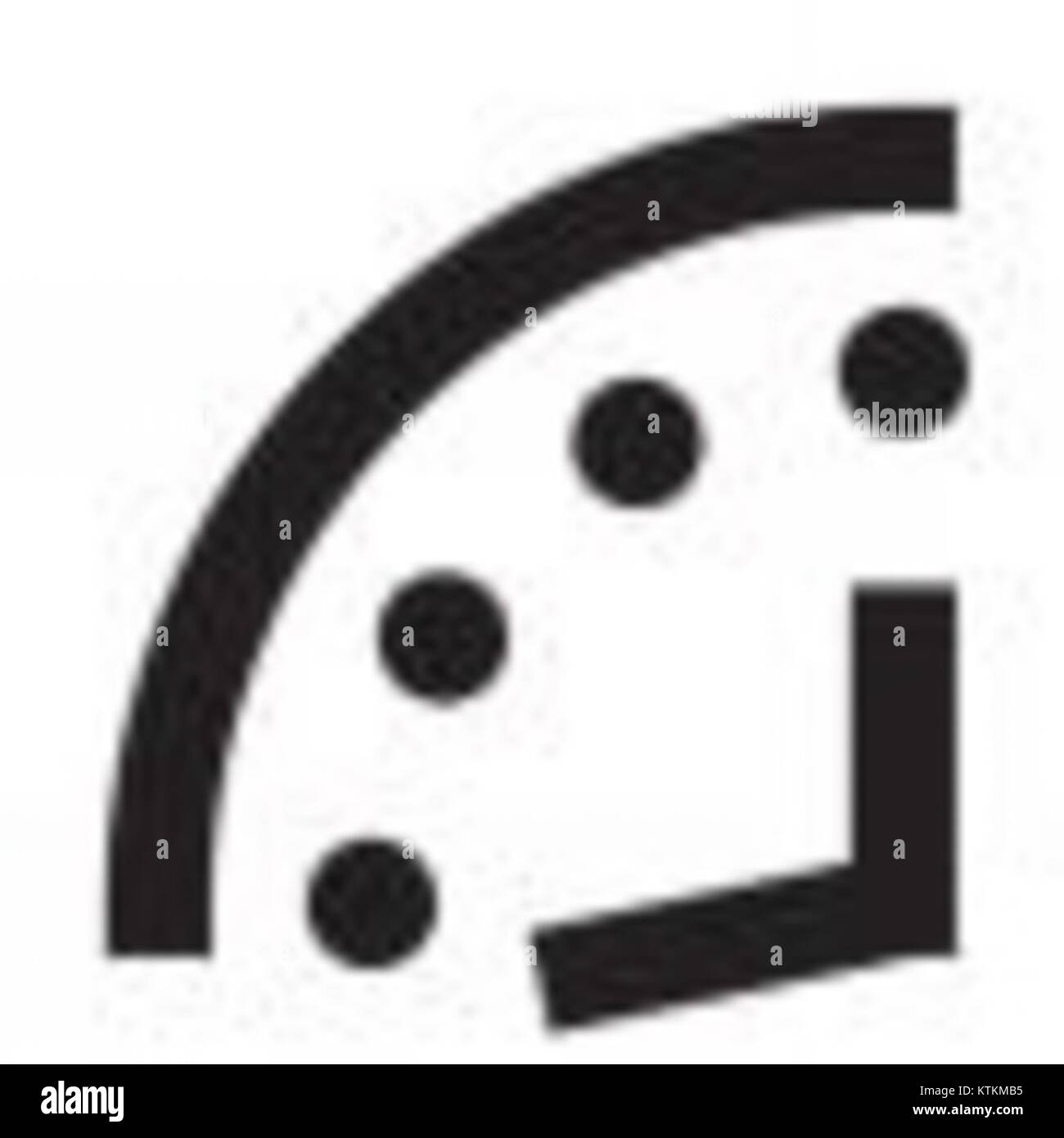 The Doomsday Clock is a symbolic representation of global security ...