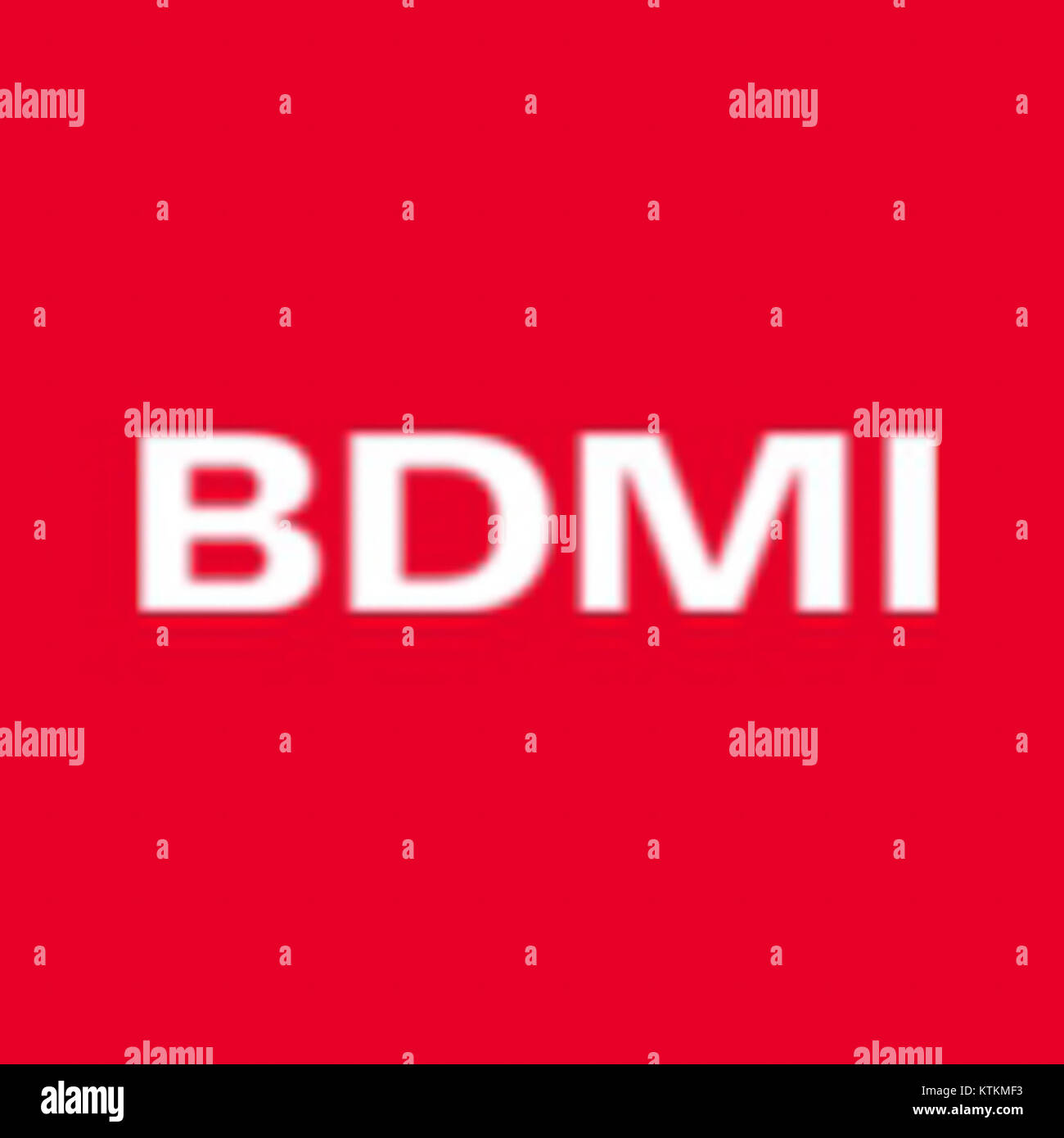 Bdmi facebook weiss auf rot Stock Photo - Alamy