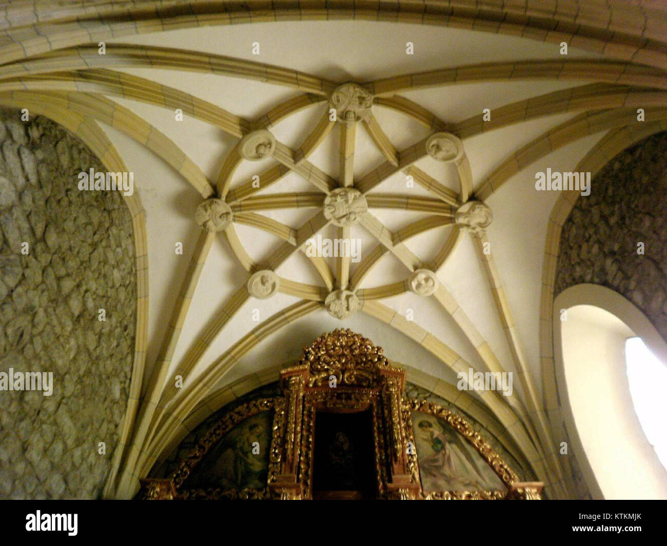 The Iglesia y Convento de San Francisco in Bermeo, Spain, is a historic ...