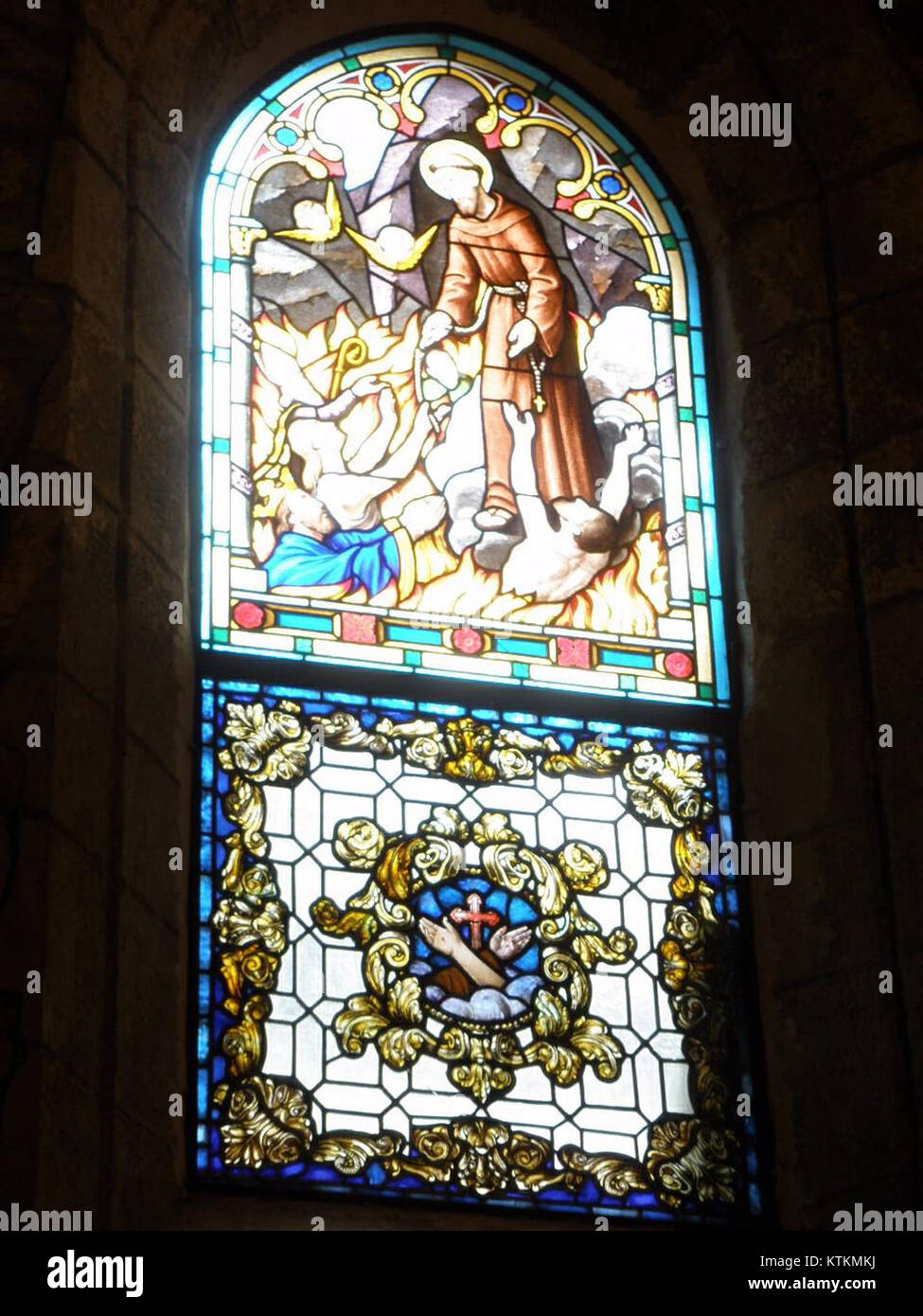 The Iglesia y Convento de San Francisco in Bermeo, Spain, is a ...