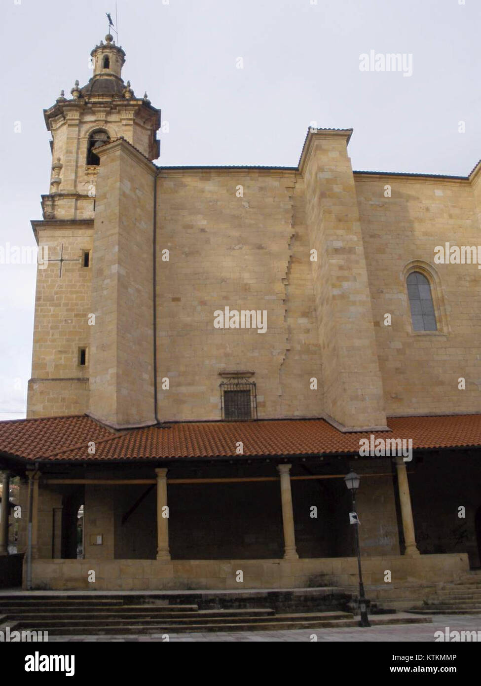 Photograph of the Church of St. John the Evangelist in Berriz, Spain ...