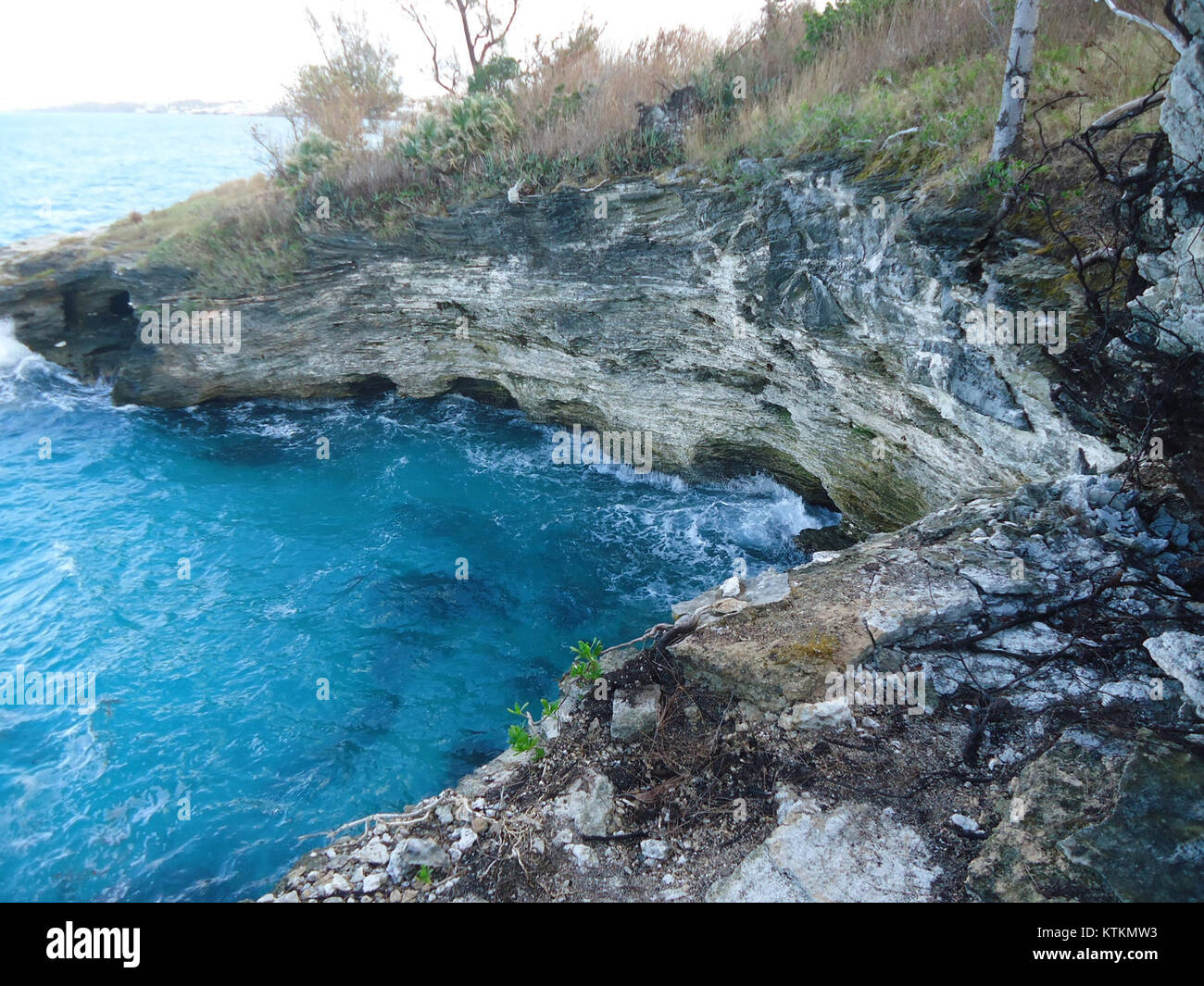 This image from Bermuda, a British Overseas Territory, shows the ...