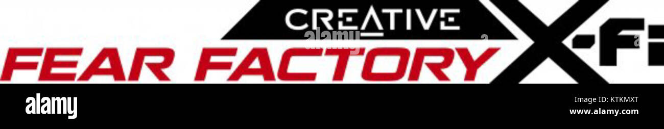 The Creative Fear Factory X Fi logo represents a collaboration or brand ...