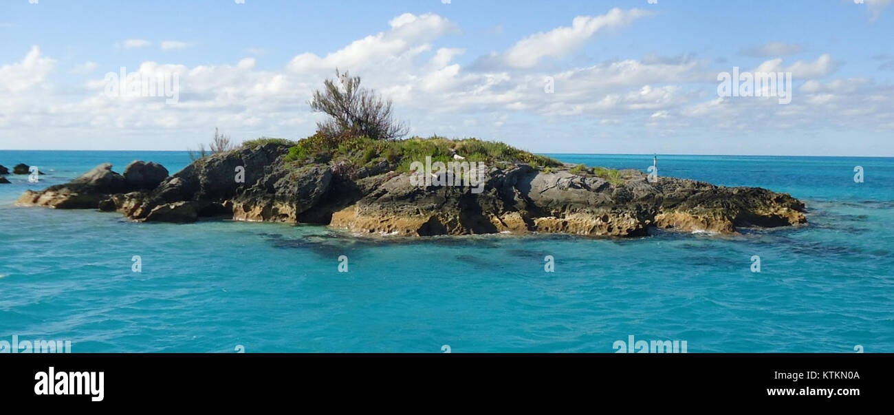 A photograph showcasing Bermuda, a small British island territory. The ...