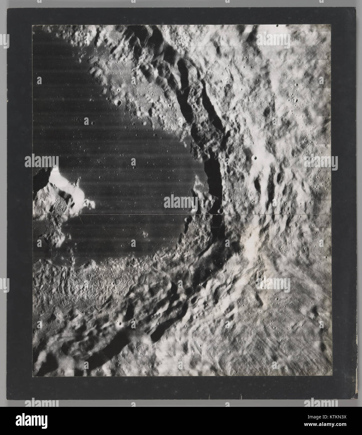 An image showing the backside of the moon at apolune, taken during a ...