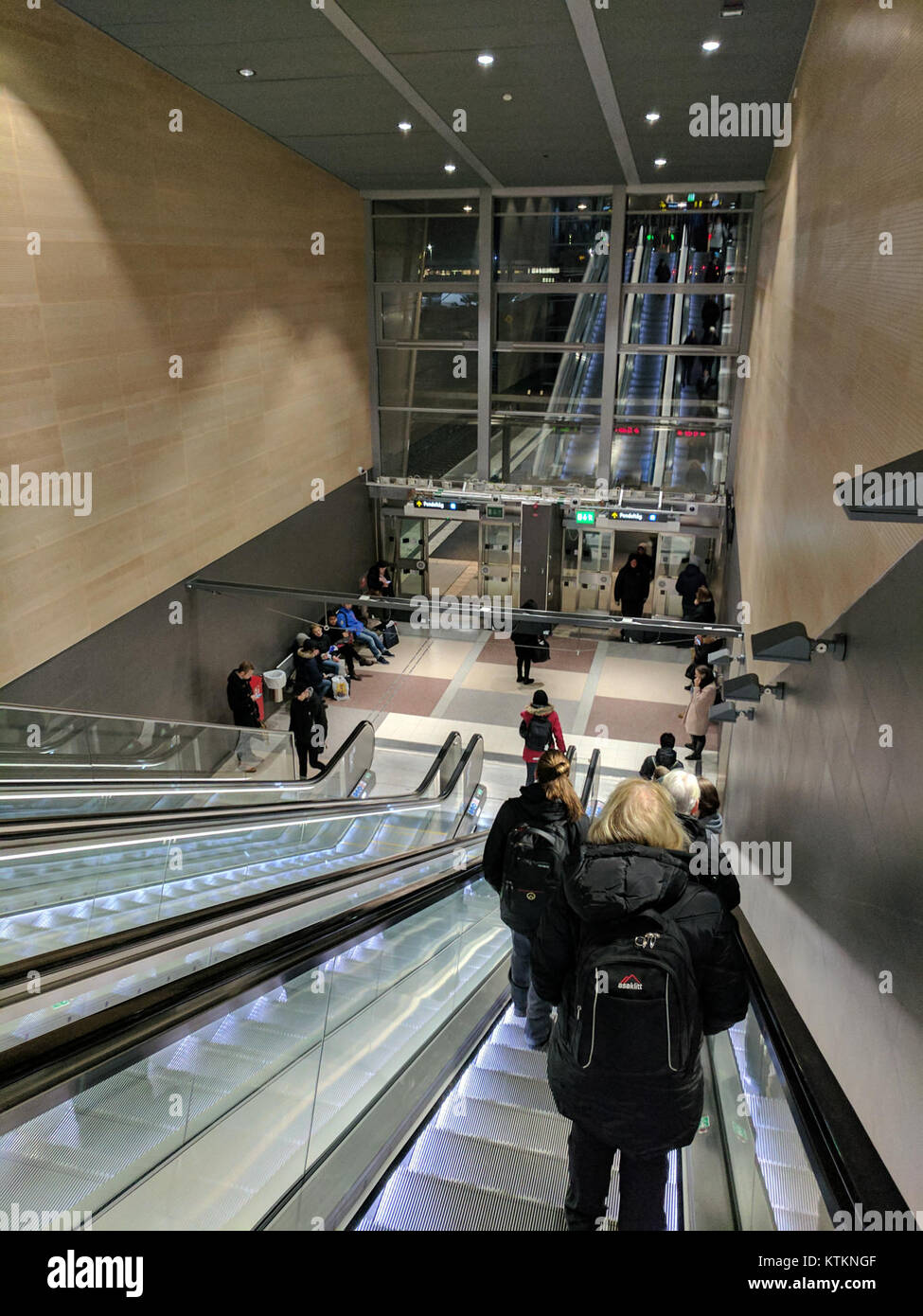 Barkarby station december 2016 bild 03 Stock Photo - Alamy