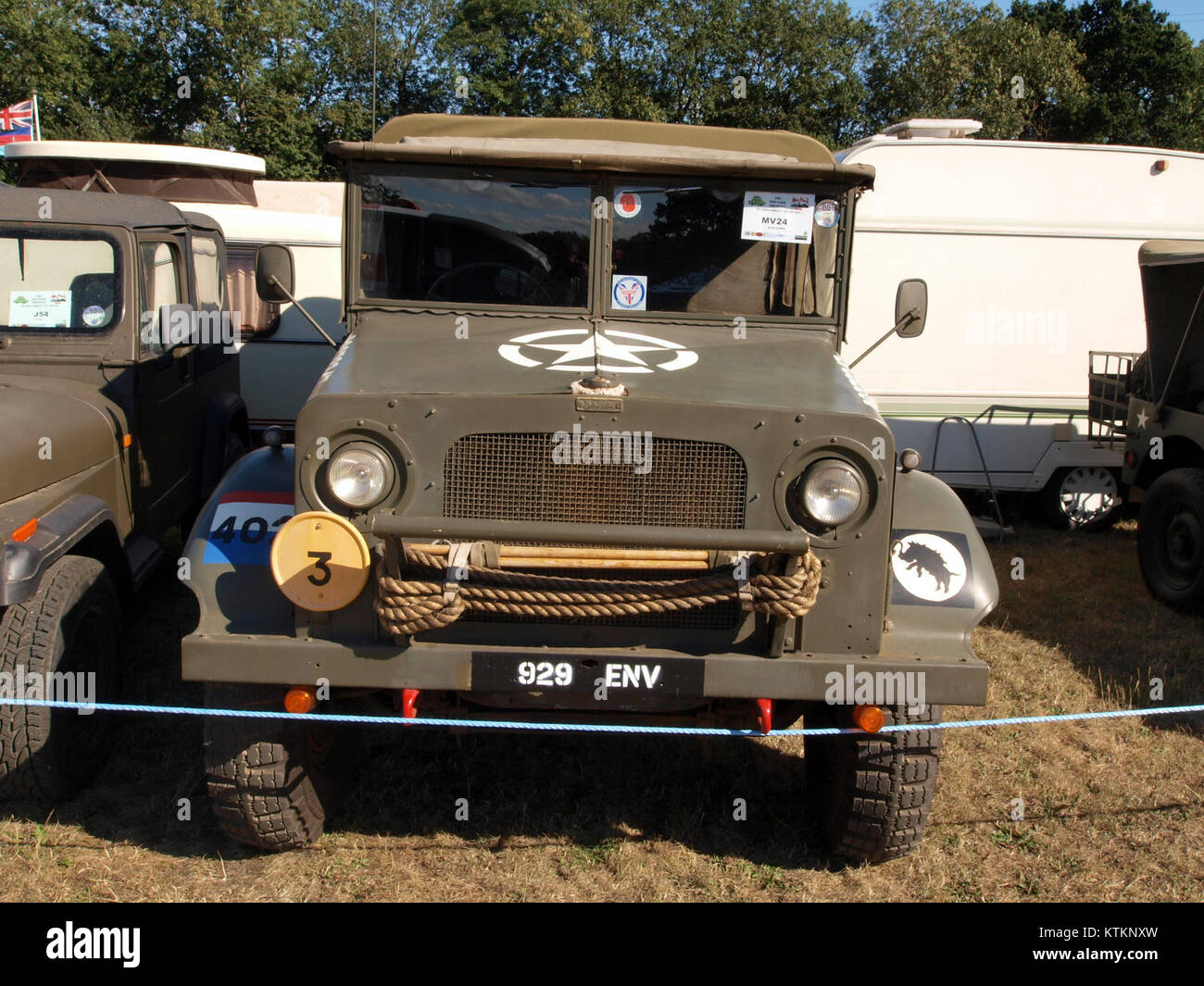 A historical photograph of a Bedford MW vehicle, showcasing its design ...