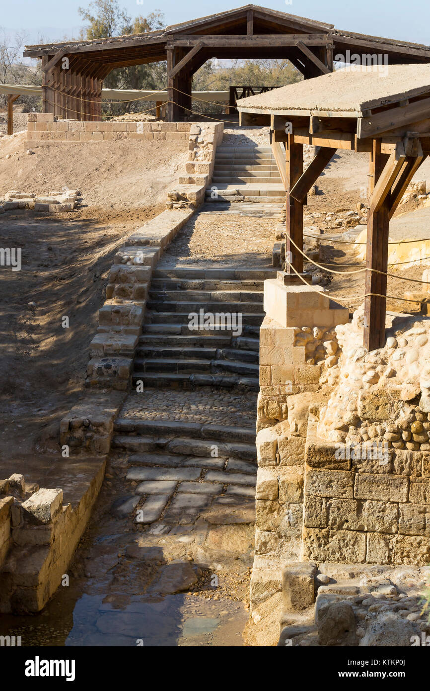BETHABARA, JORDAN - JANUARY - 11, 2017: Church of John the Baptist in ...
