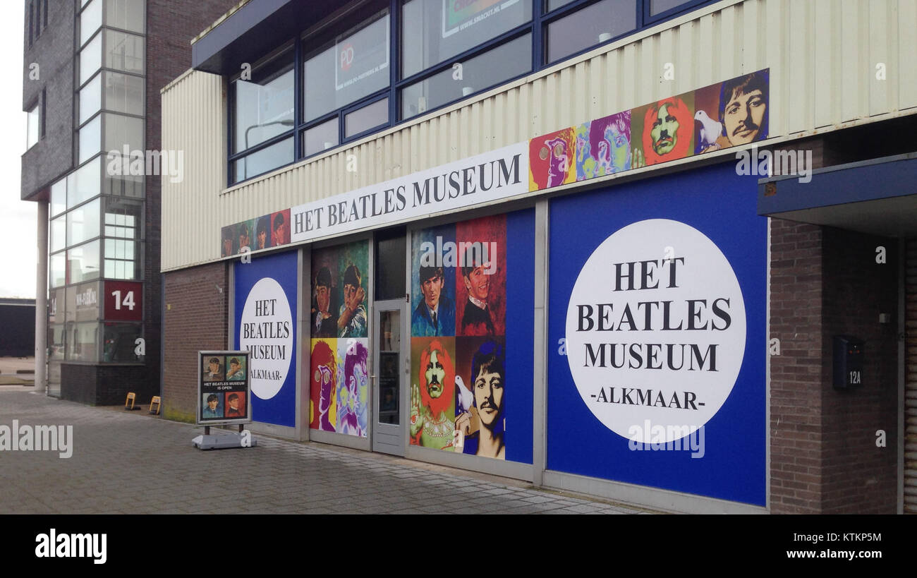This image represents an entry to the Beatles Museum in Alkmaar ...