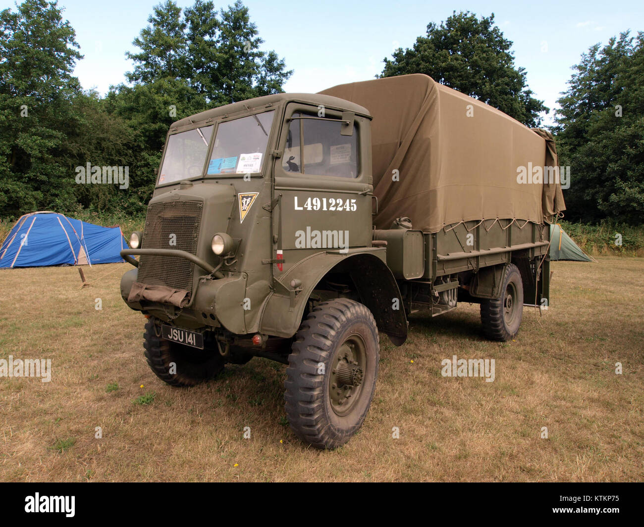 The Bedford QL truck, a British military vehicle used during World War II, was designed for ...