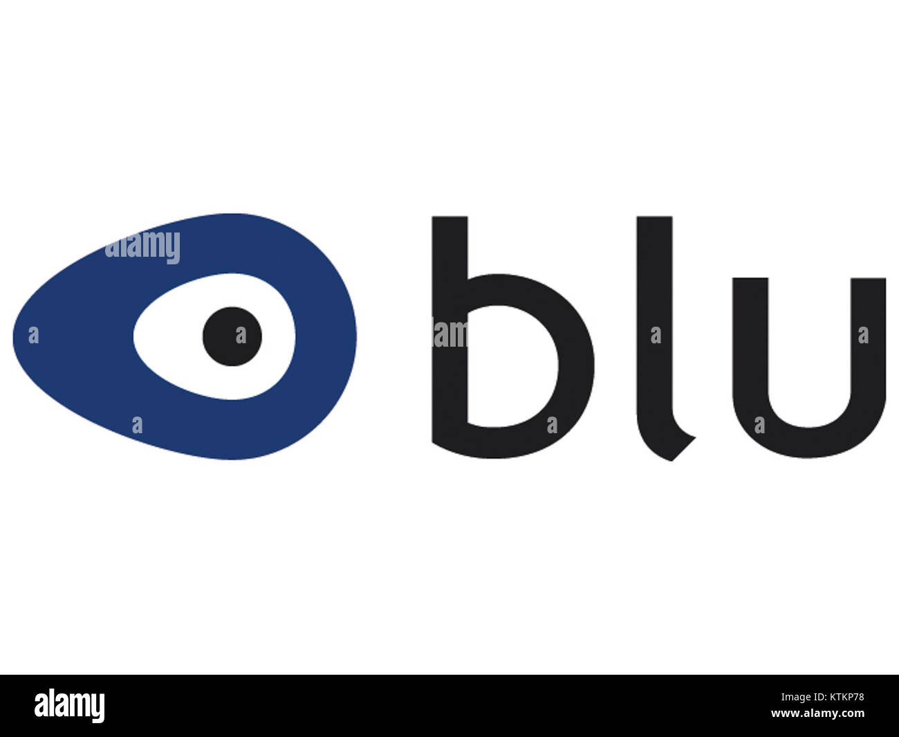 Blu Mobile Flat Logo represents the branding design of Blu Mobile, a ...