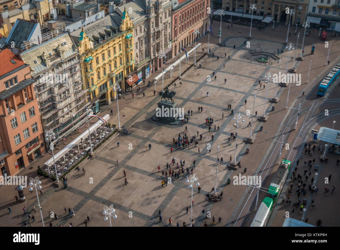 Zagreb main square hi-res stock photography and images - Alamy
