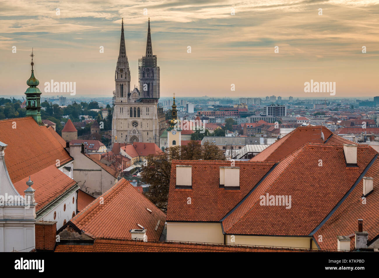 Zagreb panorama view hi-res stock photography and images - Alamy