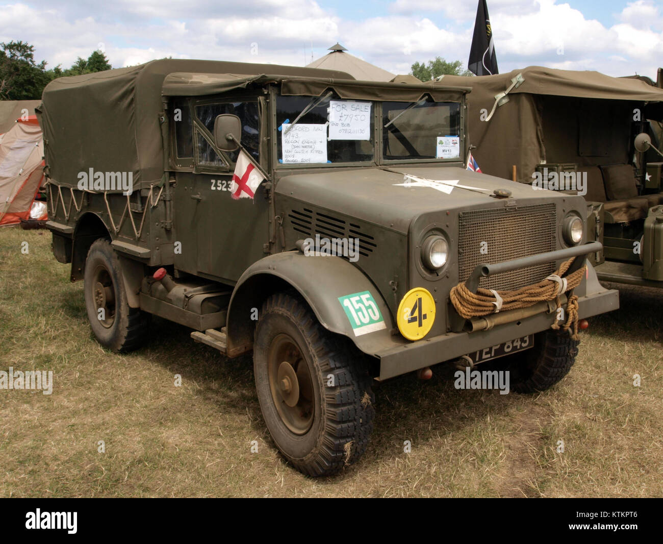 The 1943 Bedford MW GS is a military vehicle used during World War II. Owned by Robert Terry, it ...