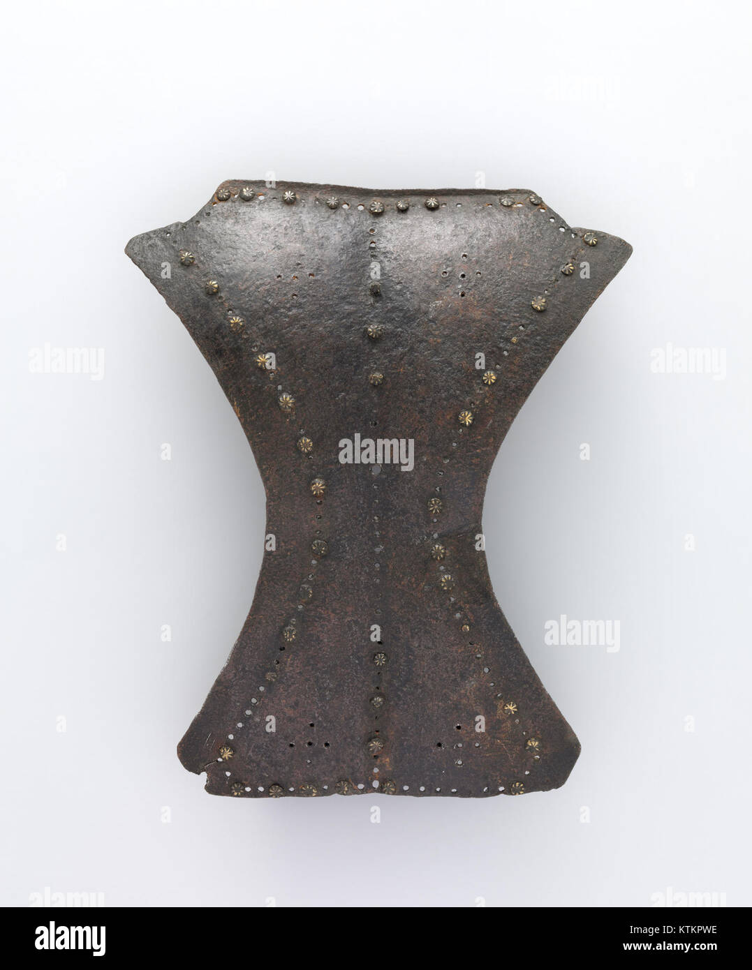 This backplate is part of a brigandine, a type of armor worn in the ...