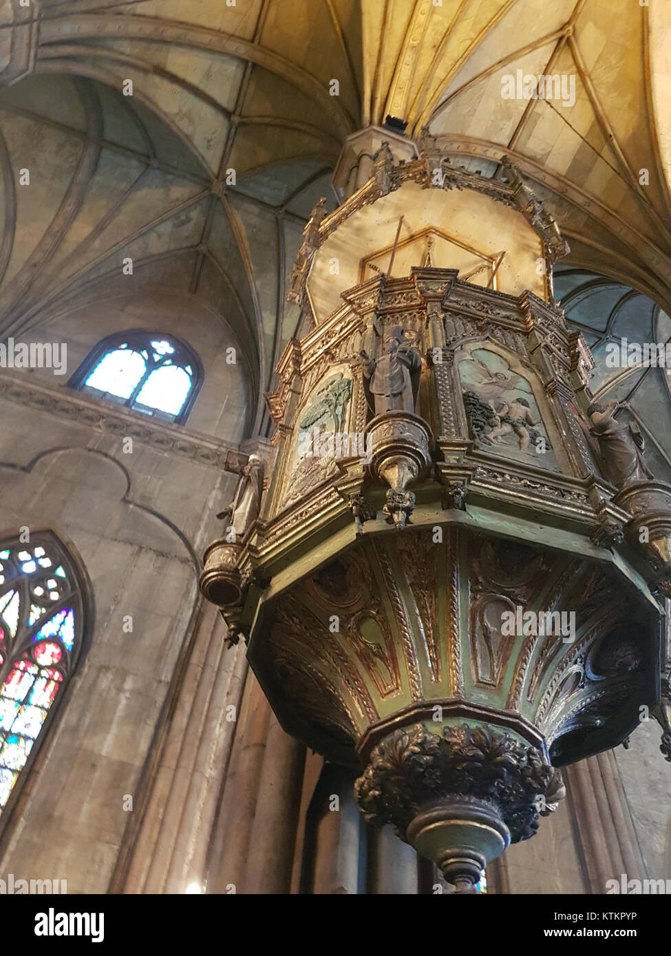 Photograph of the Basilica of San Sebastian in Manila, Philippines ...
