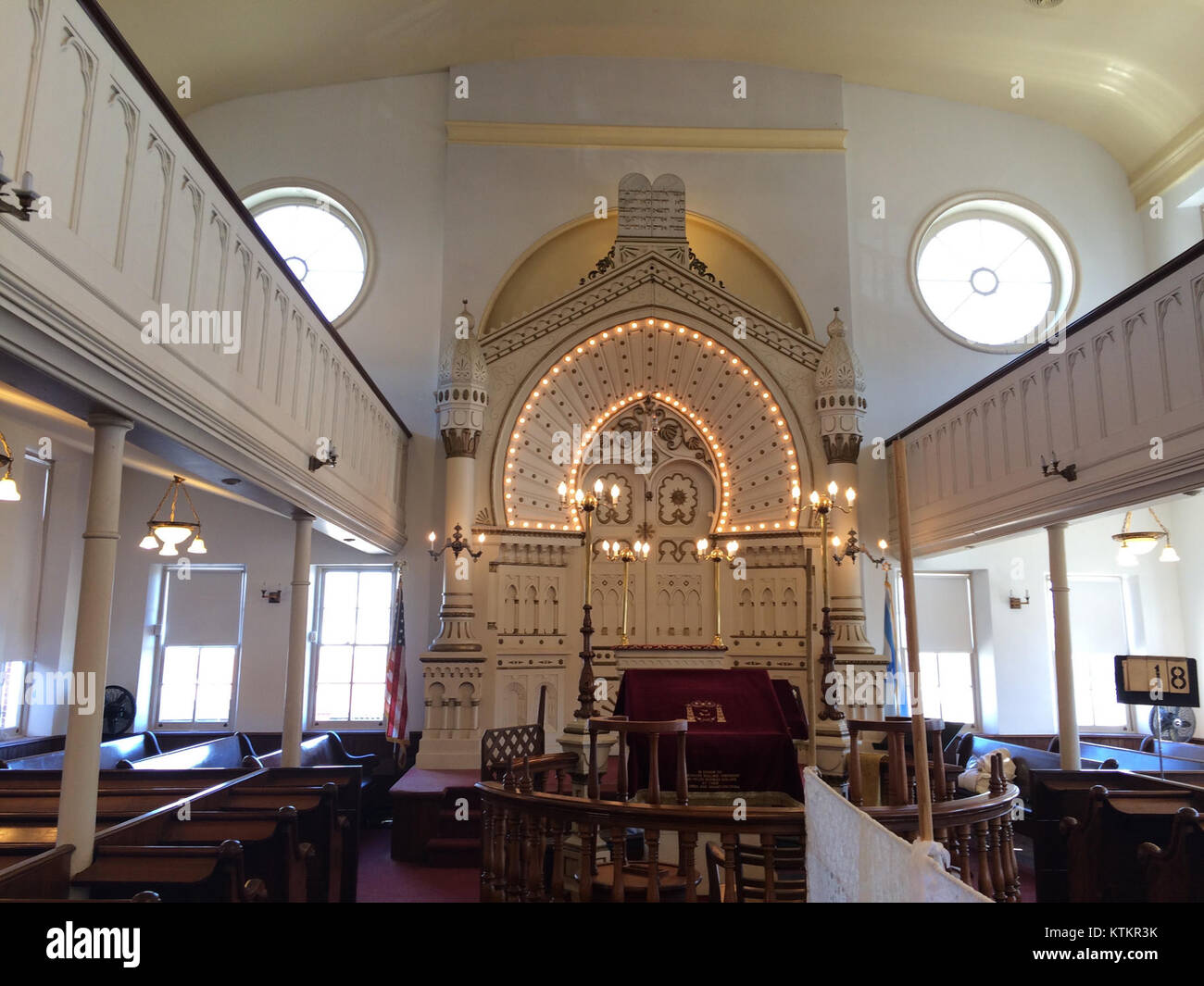 B'nai Israel Synagogue, located at 27 Lloyd Street in Baltimore ...